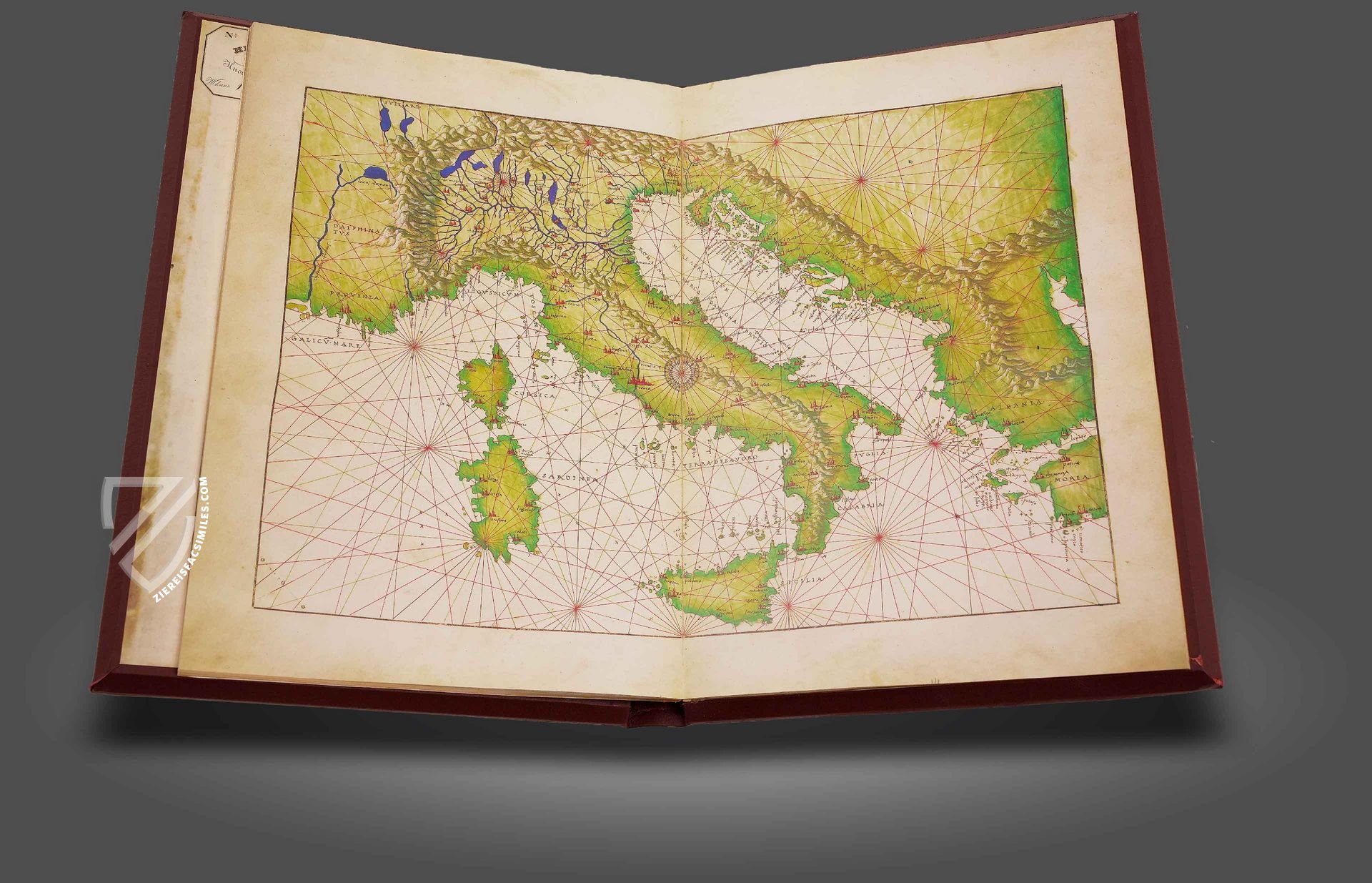 Portolan Atlas of Battista Agnese - Codex Petersburg - Ziereis Facsimiles