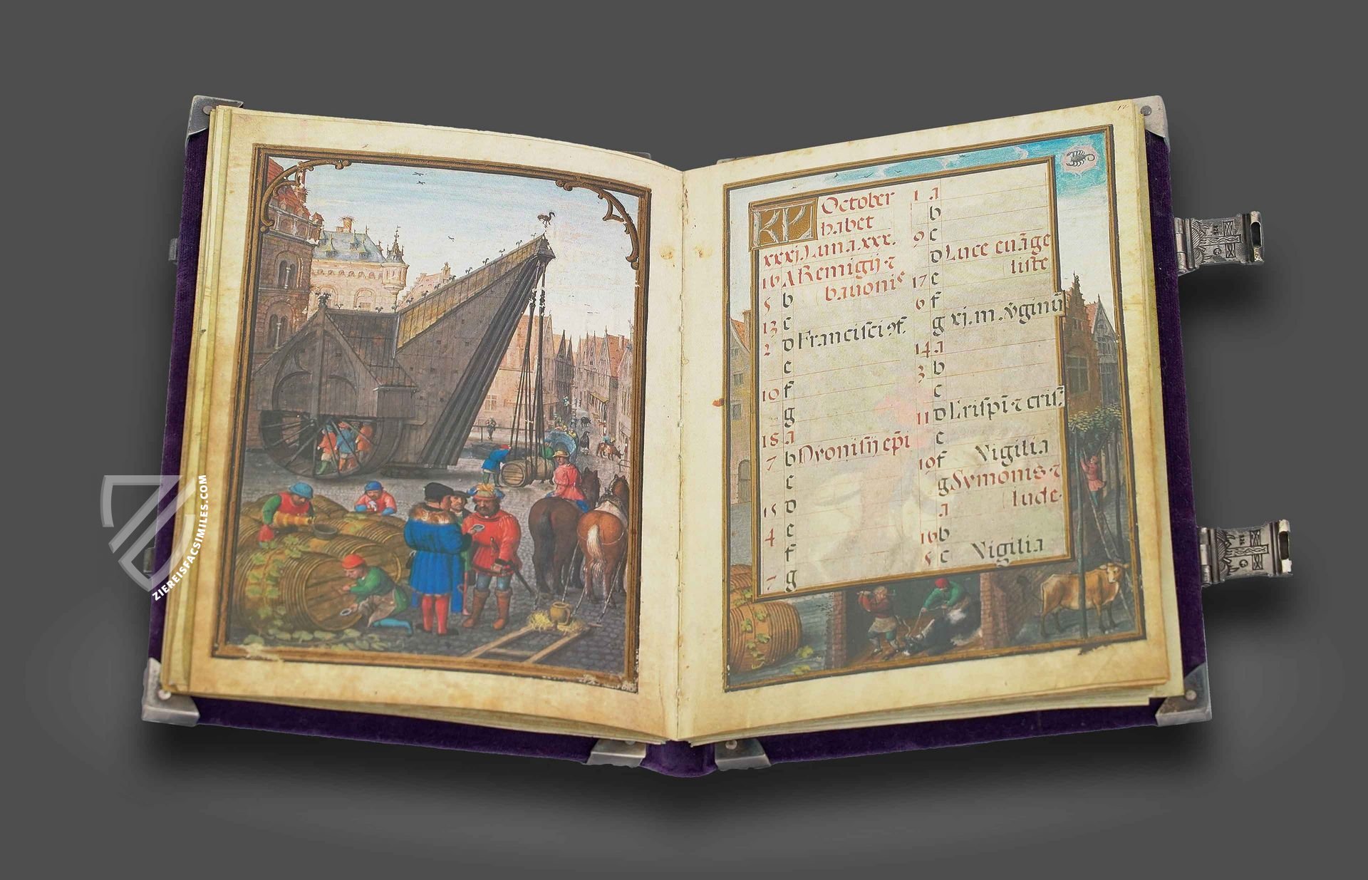 Simon Bening's Flemish Calendar - Ziereis Facsimiles